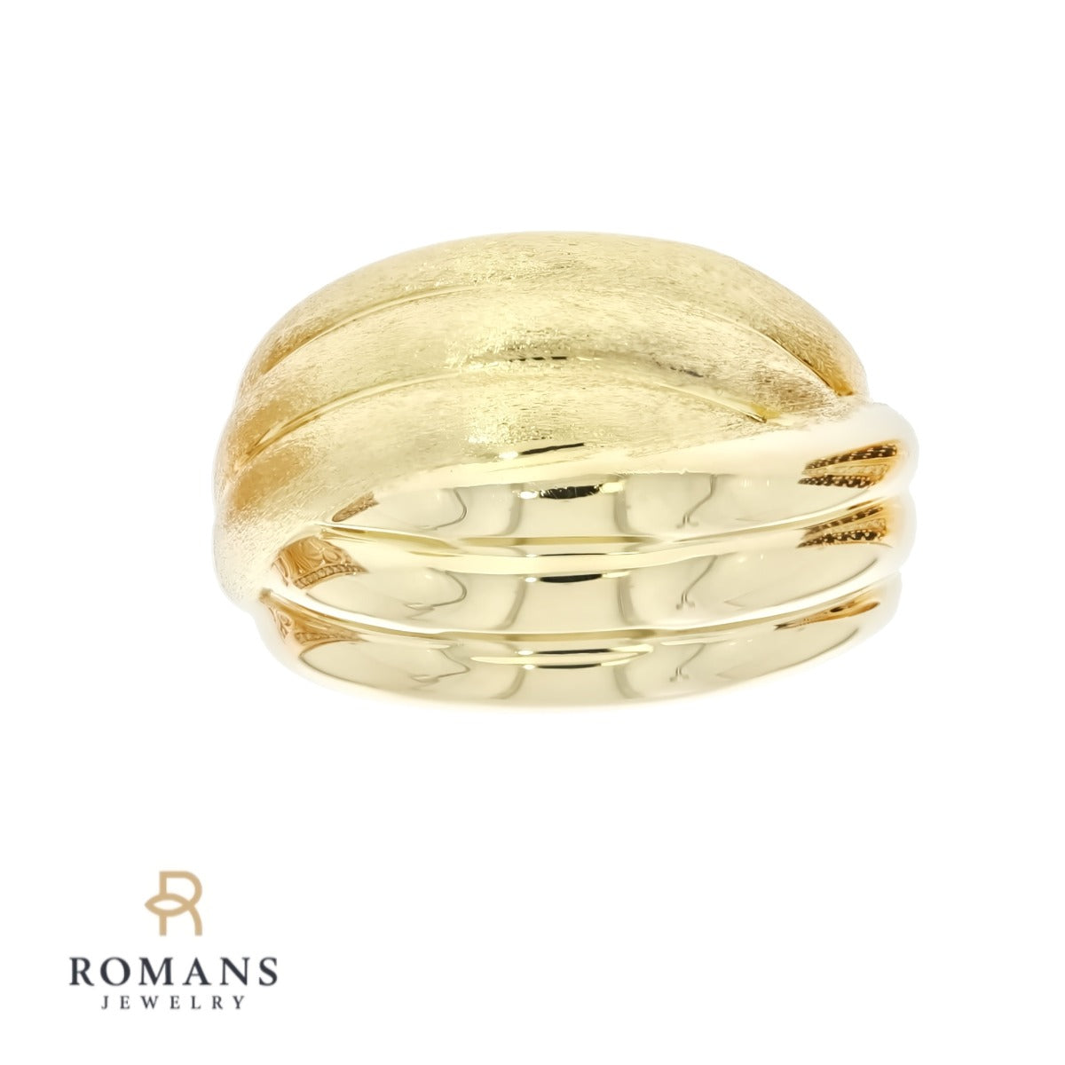 Dome Ring 14K Yellow Gold – Romans Jewelry