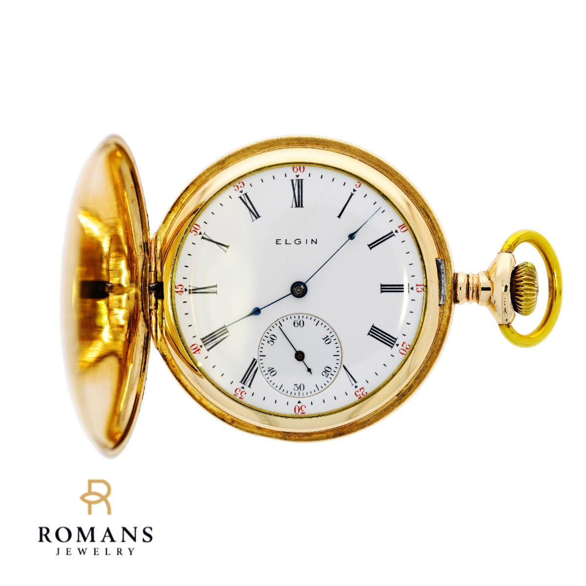 Elgin Finger Bridge Movement Pocket Watch 1905's – Romans Jewelry