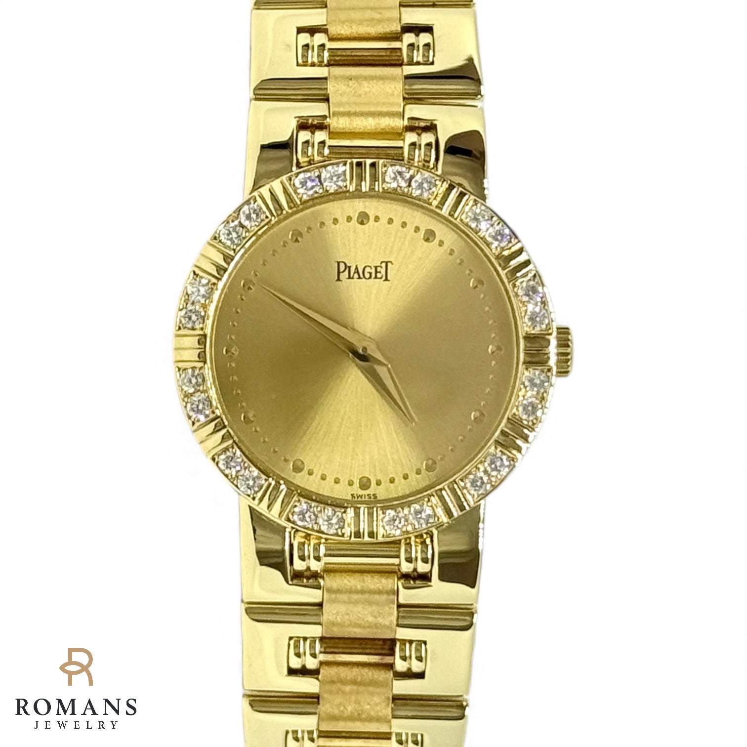 Piaget Dancer 18K Solid Yellow Gold Diamond Watch Ref. 80564K81 ...